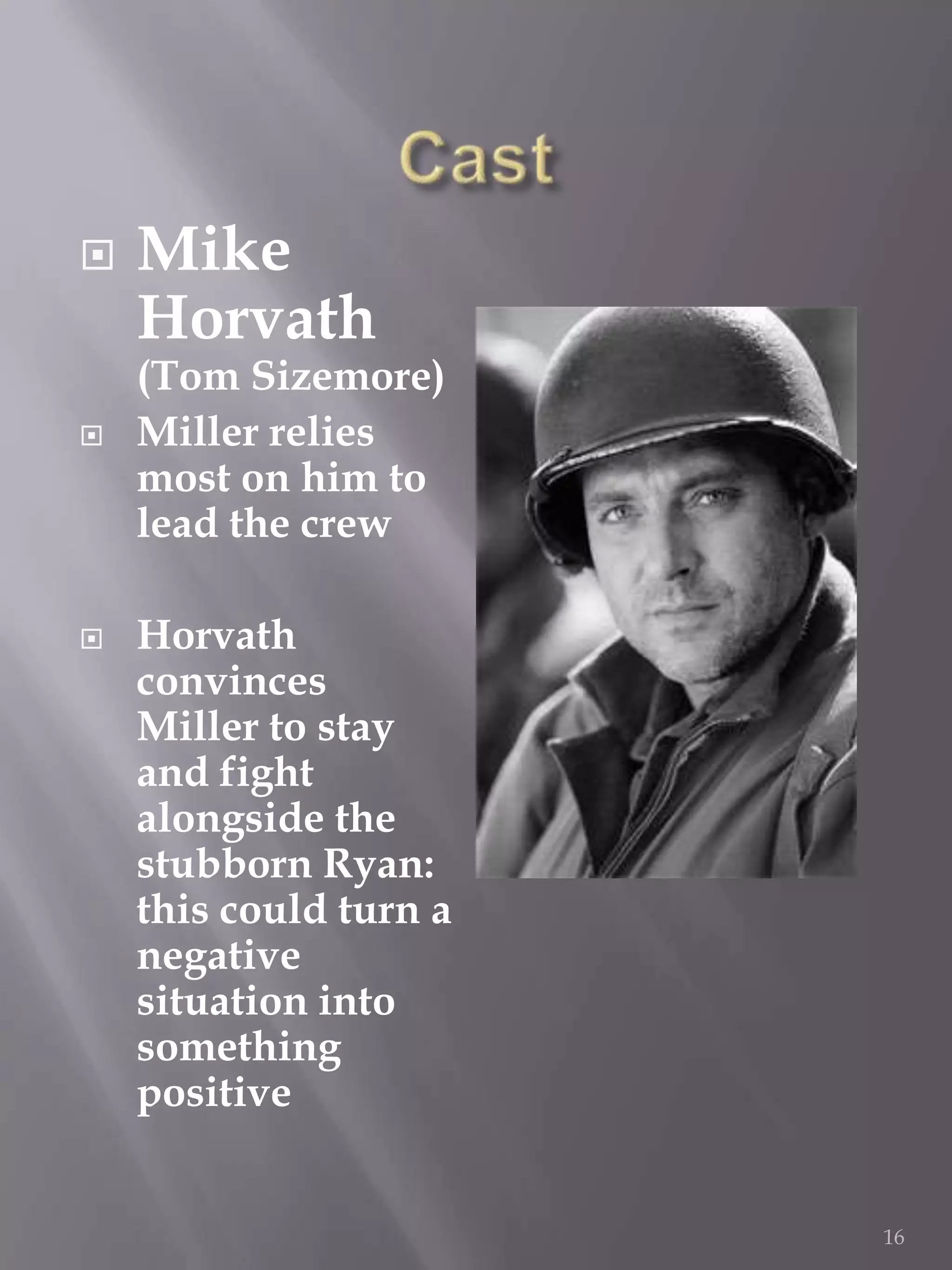 Saving Private Ryan Analysis | PPTX