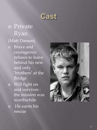 Saving Private Ryan Analysis | PPTX
