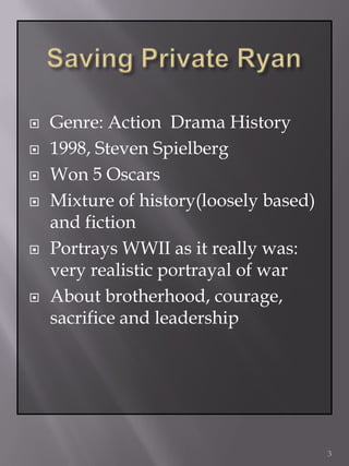 Saving Private Ryan Analysis | PPTX