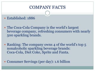 Case study:coca-cola going green | PPTX