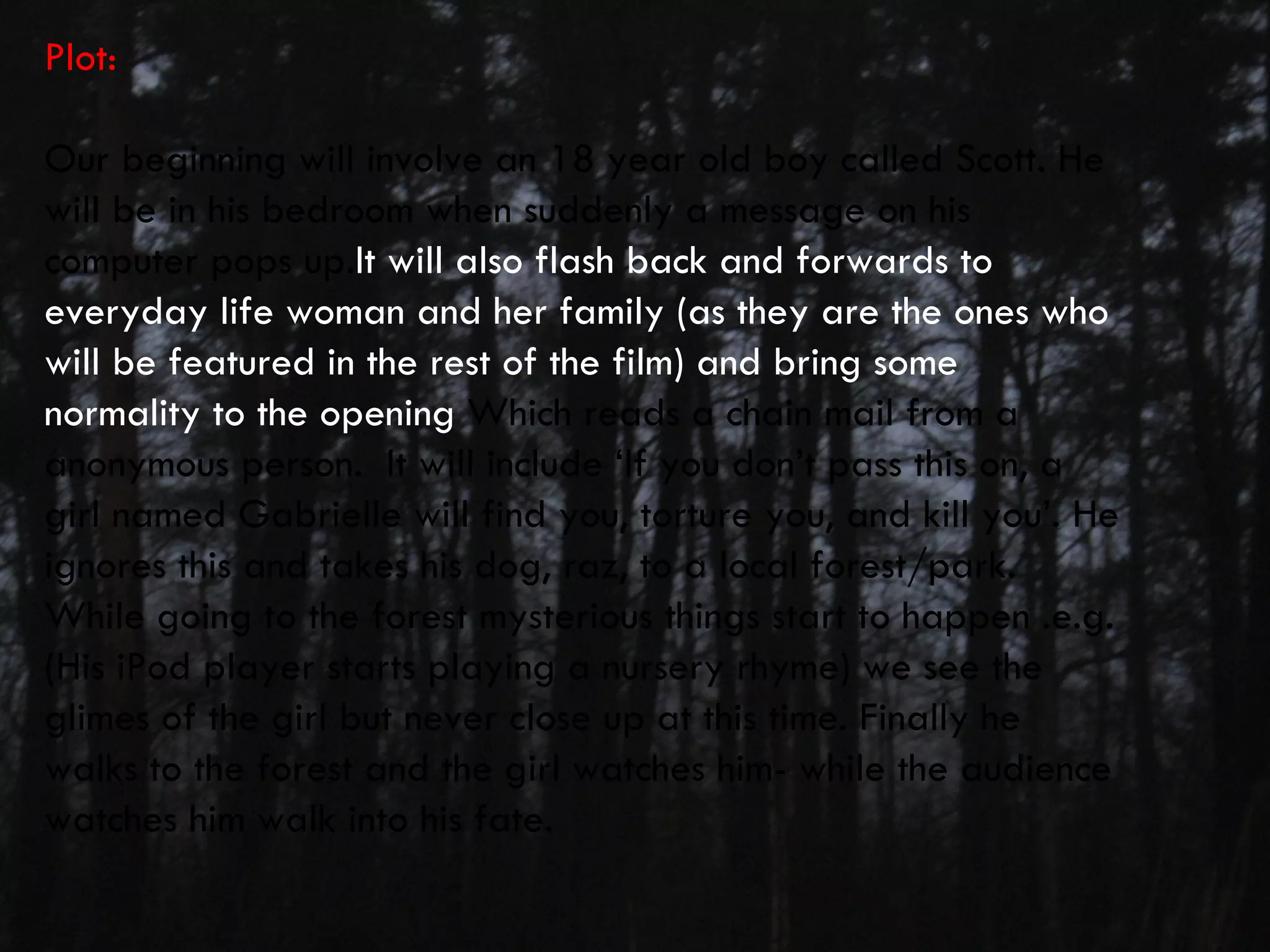 Hunted | PPT | Horror | Genres