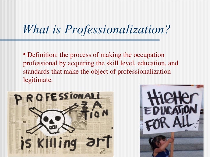 Professionalization of Journalism