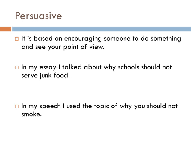 Types of essays | PPT