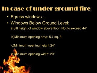 fire escaping systems by vinay | PPTX