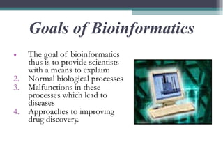 Application of Bioinformatics in different fields of sciences | PPT