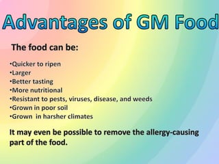 GM Food | PPTX