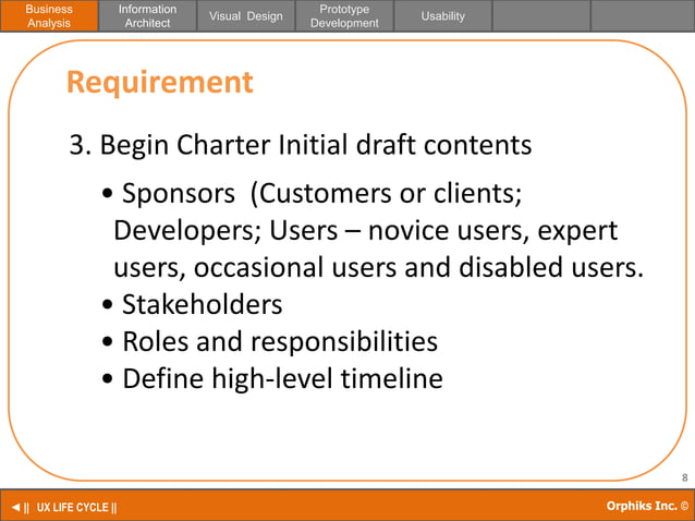 UX LIFE CYCLE | PPTX | Web Design and HTML | Internet