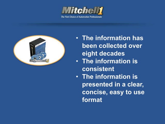 Mitchell1 OnDemand5 | PPT