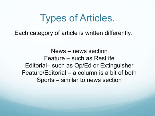 Journalism Presentation | PPT