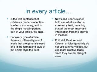 Journalism Presentation | PPT