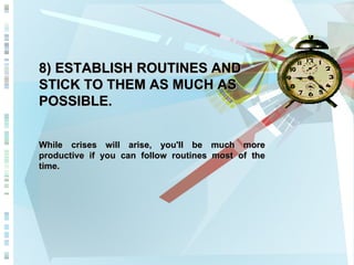 Presentation1 11 Time Management Tips