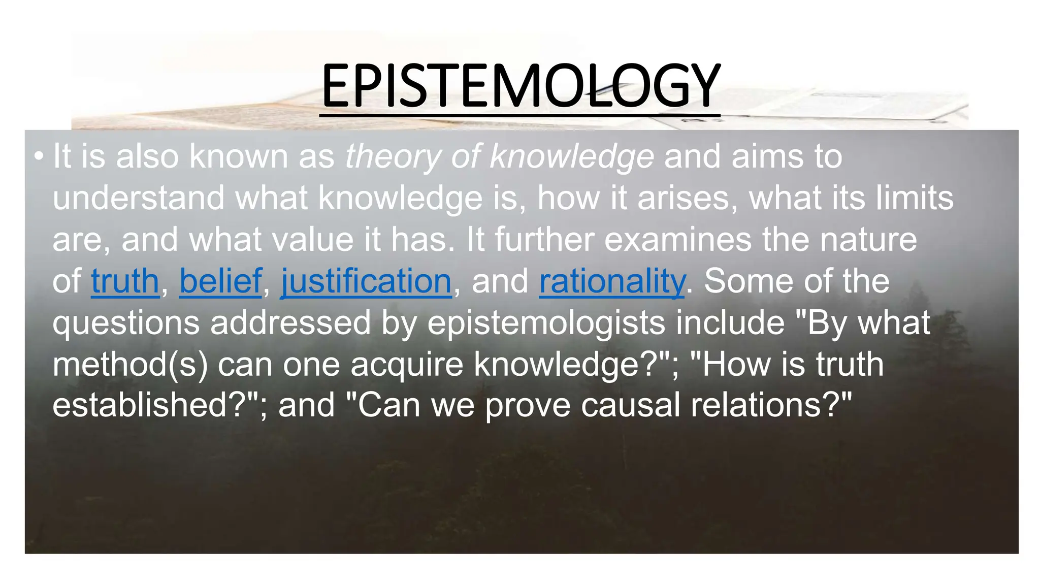 Introduction to Philosophy and its Branches | PPTX