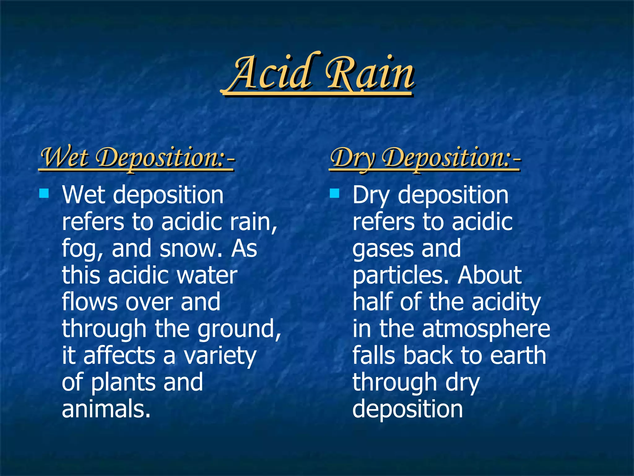 acid rain | PPT