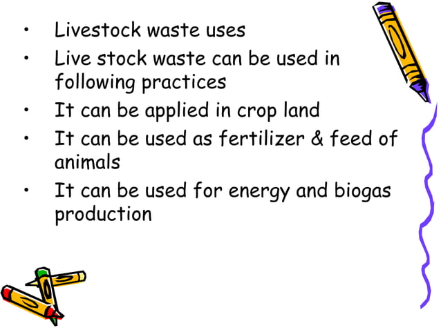 LIVESTOCK WASTE DISPOSAL AND MANAGEMENT | PPT