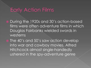 RESEARCH: Genre, Action. | PPTX | Western | Genres