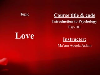 LOVE | PPTX