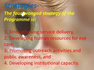 national blindness control programme | PPTX