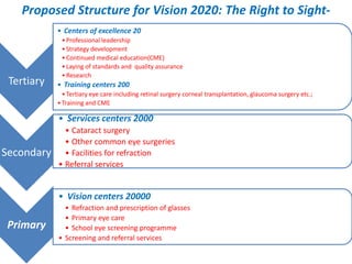 national blindness control programme | PPTX