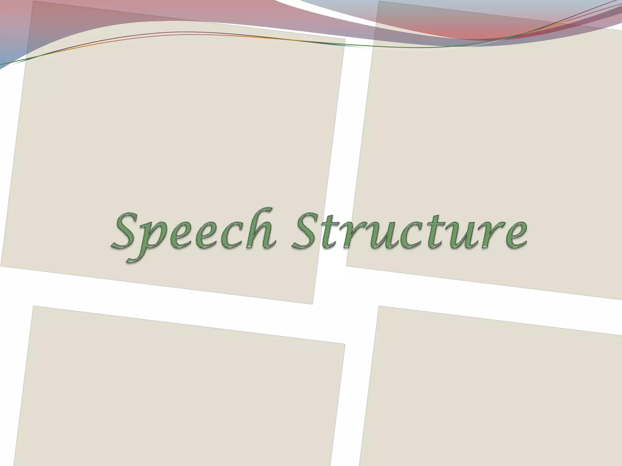 Speech Structure | PPTX
