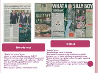 Catherine Thompson-Broadsheet Vs Tabloid | PPTX