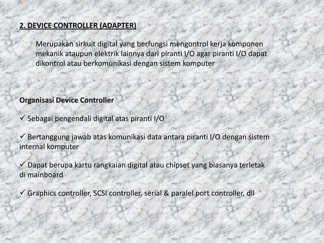 Manajemn Input Output | PPTX