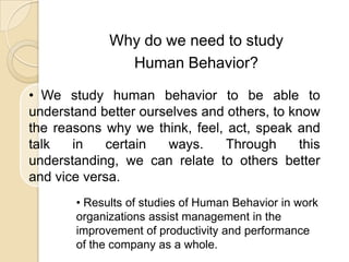 organisational behaviour | PPTX | Business | Business and Finance