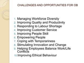 organisational behaviour | PPTX