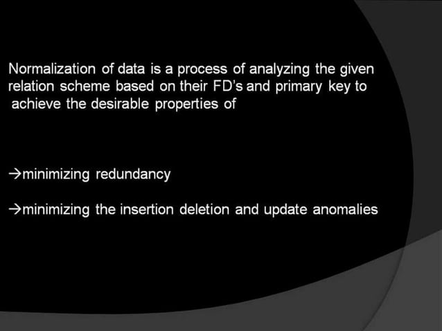 Database Normalization | PPT