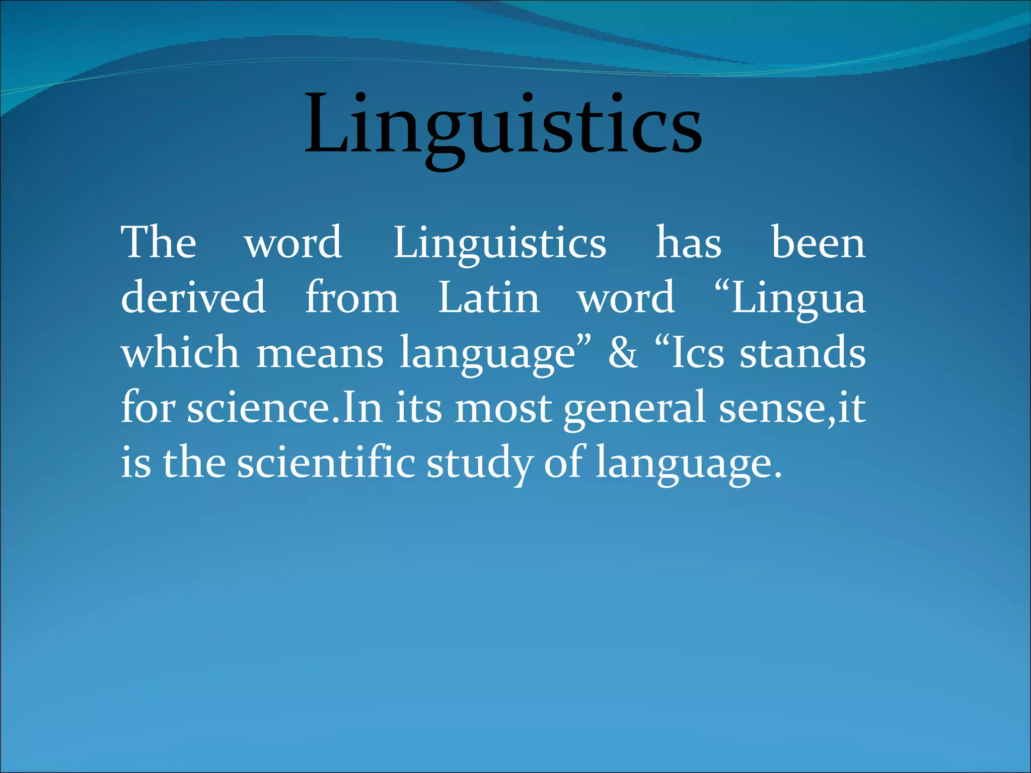 Levels of linguistics | PPT