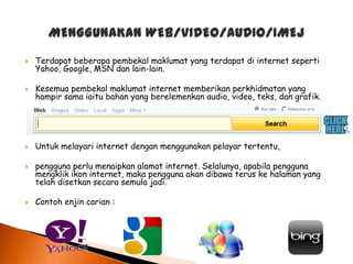 Penggunaan Enjin Pencari Bahan B.Melayu | PPT