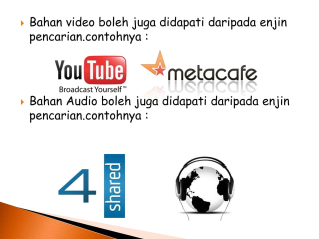 Penggunaan Enjin Pencari Bahan B.Melayu | PPT