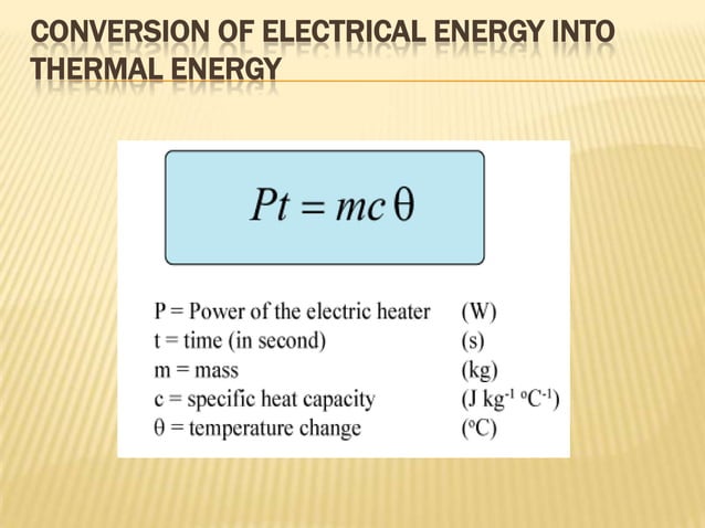 specific heat capacity | PPTX