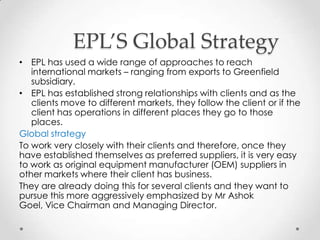 Poonam Essel propack | PPTX