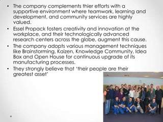 Poonam Essel propack | PPTX