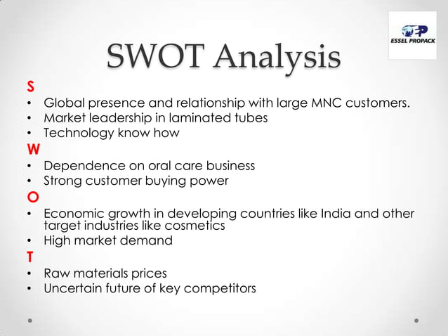 Poonam Essel propack | PPTX