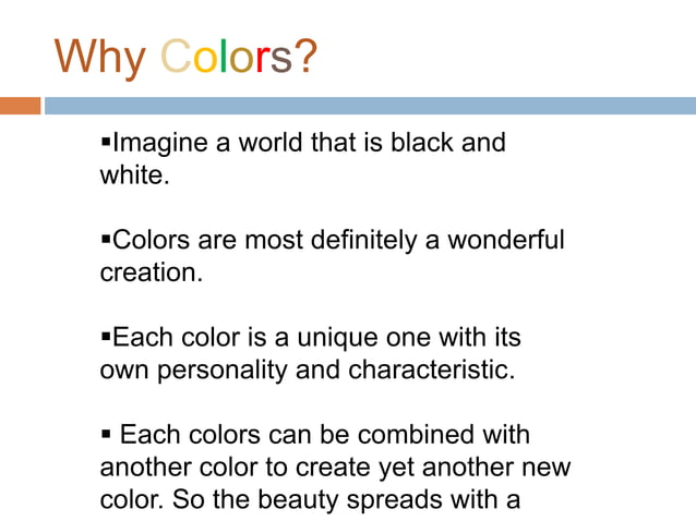 The Colors Academy | PPTX | Daycare and Pre-School | Parenting