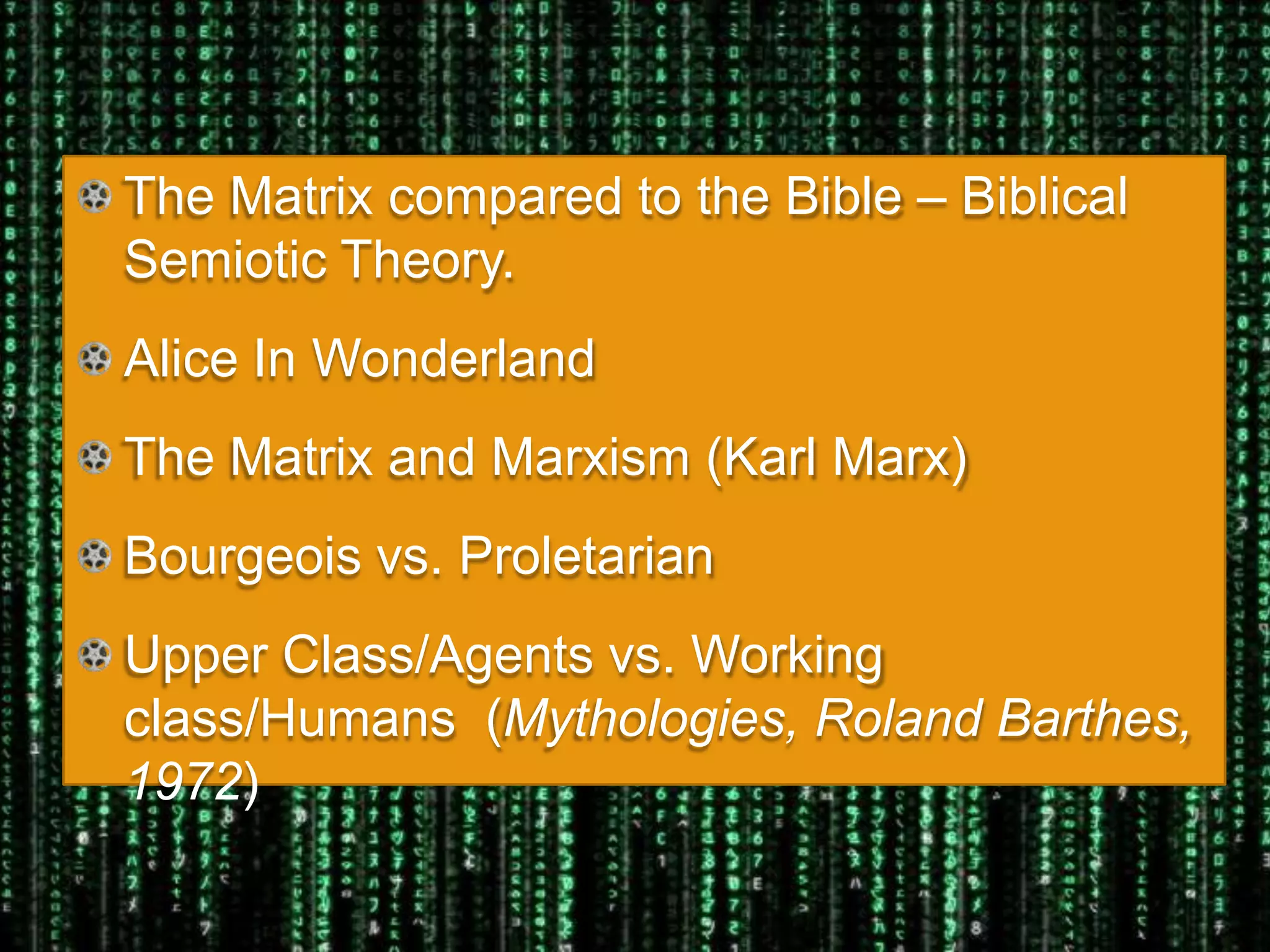 The Matrix (1999) | PPTX