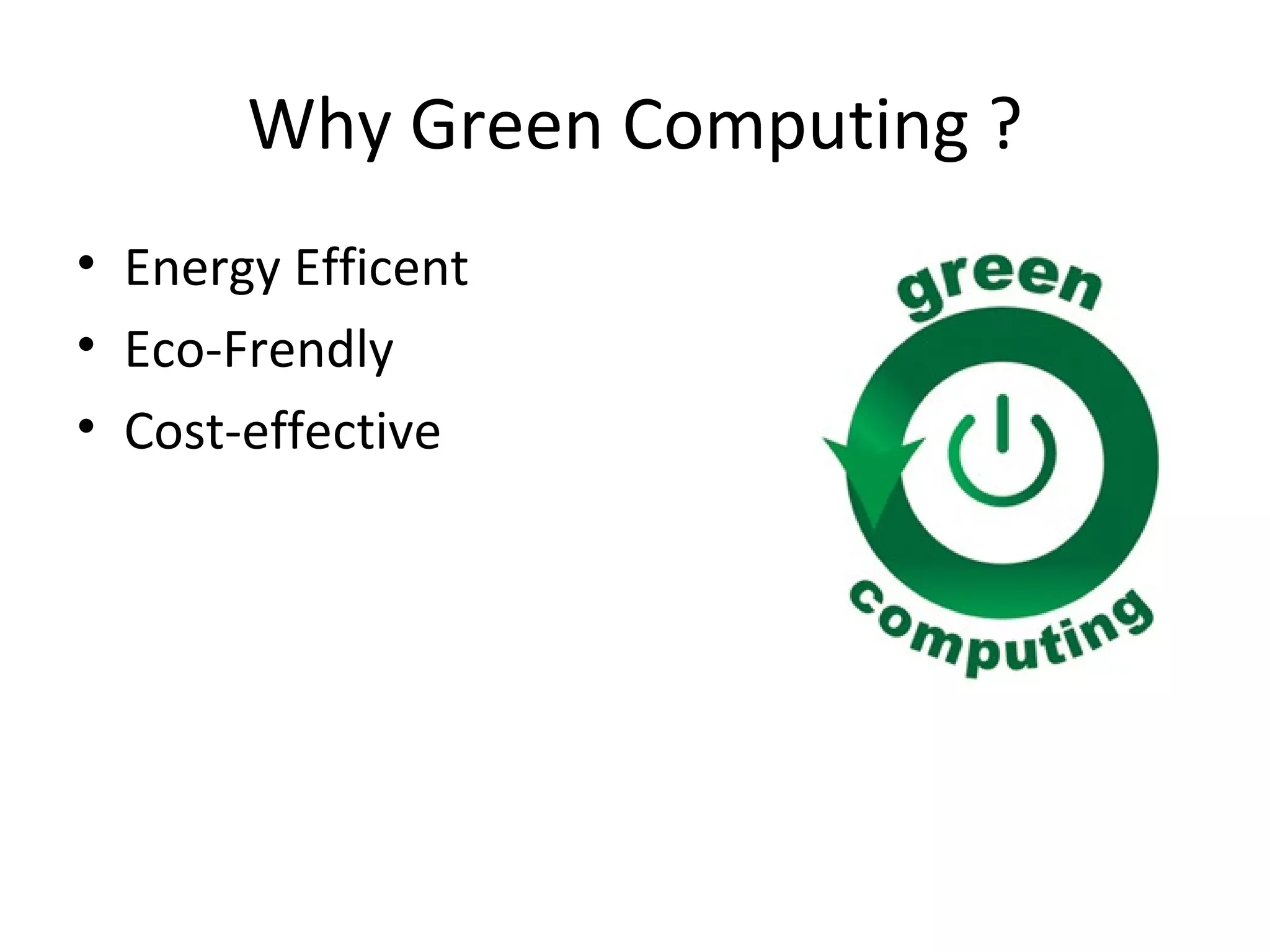 green computing | PPT