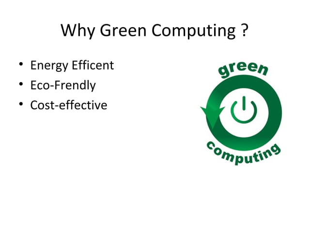 green computing | PPT
