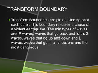 Plate tectonics | PPTX