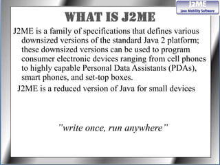 J2ME | PPTX