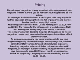 Music Magazine ideas | PPT