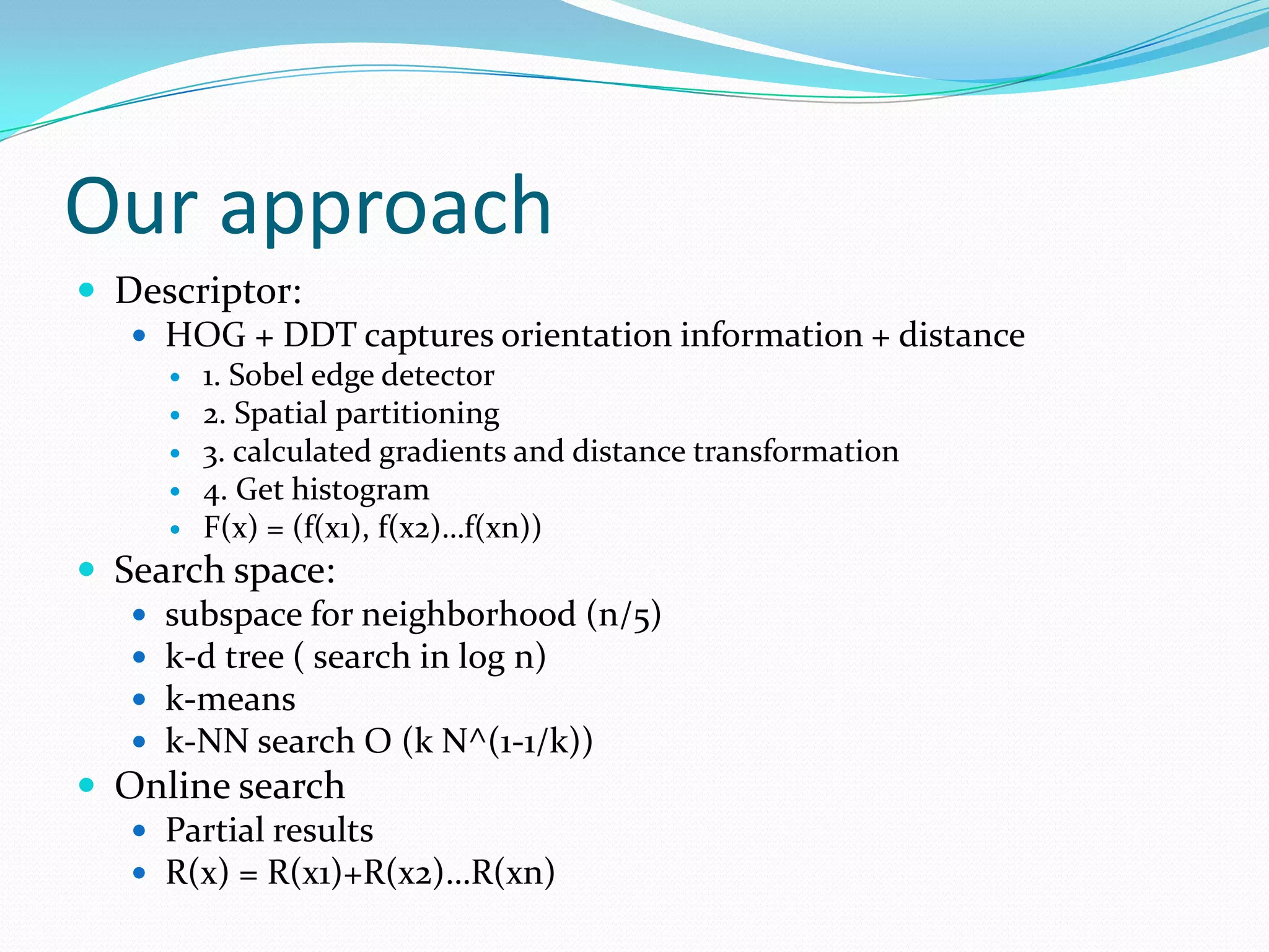 Web-based framework for online sketch-based image retrieval | PPT