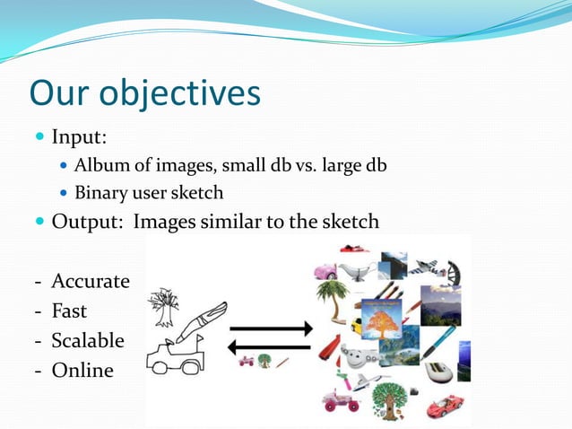 Web-based framework for online sketch-based image retrieval | PPT