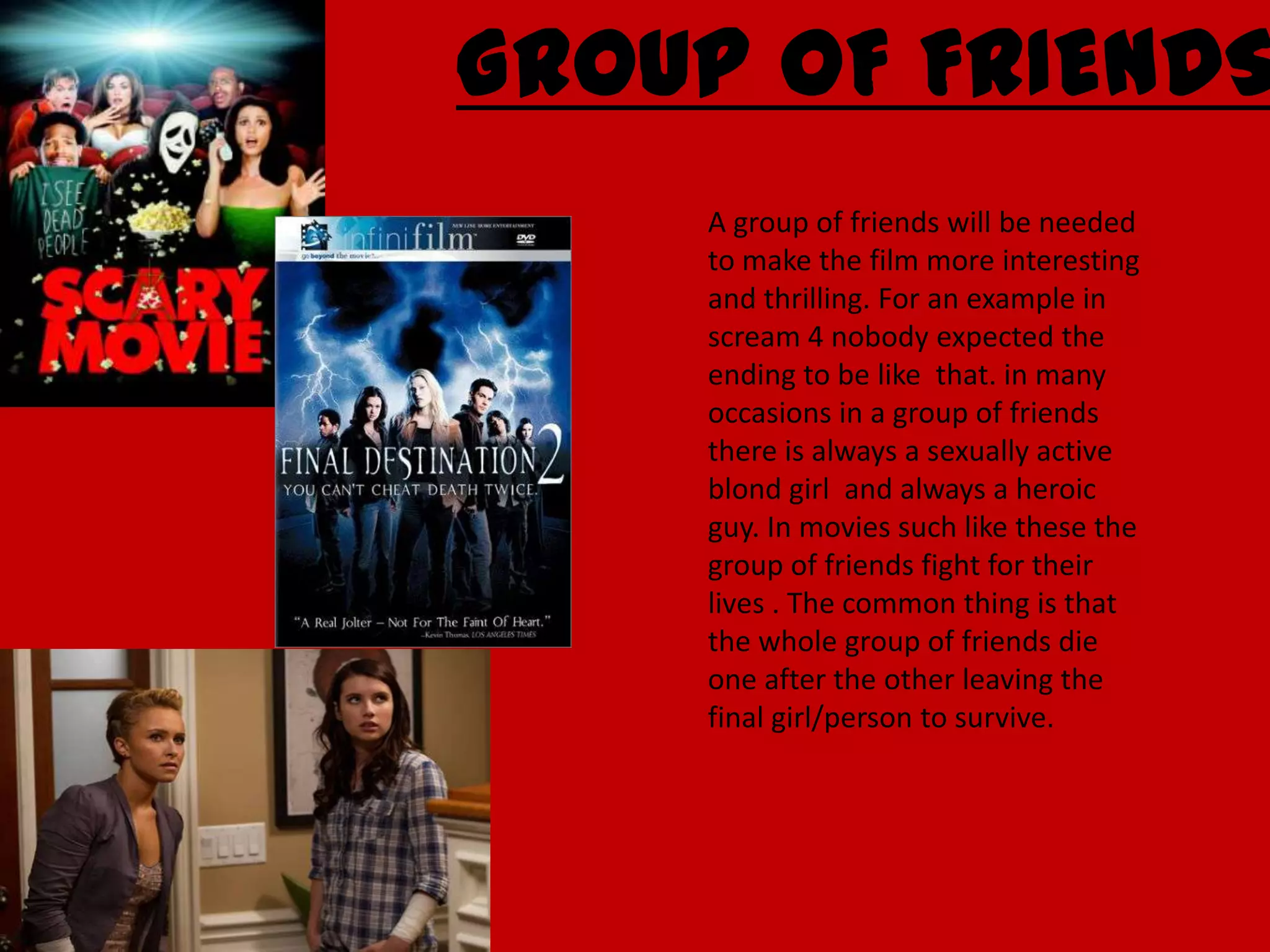 Slasher/Horror films | PPTX