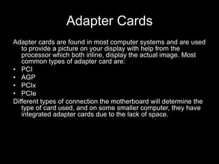 Technical Presentation of Computer Components | PPT
