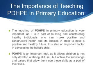 PDHPE Powerpoint | PPTX