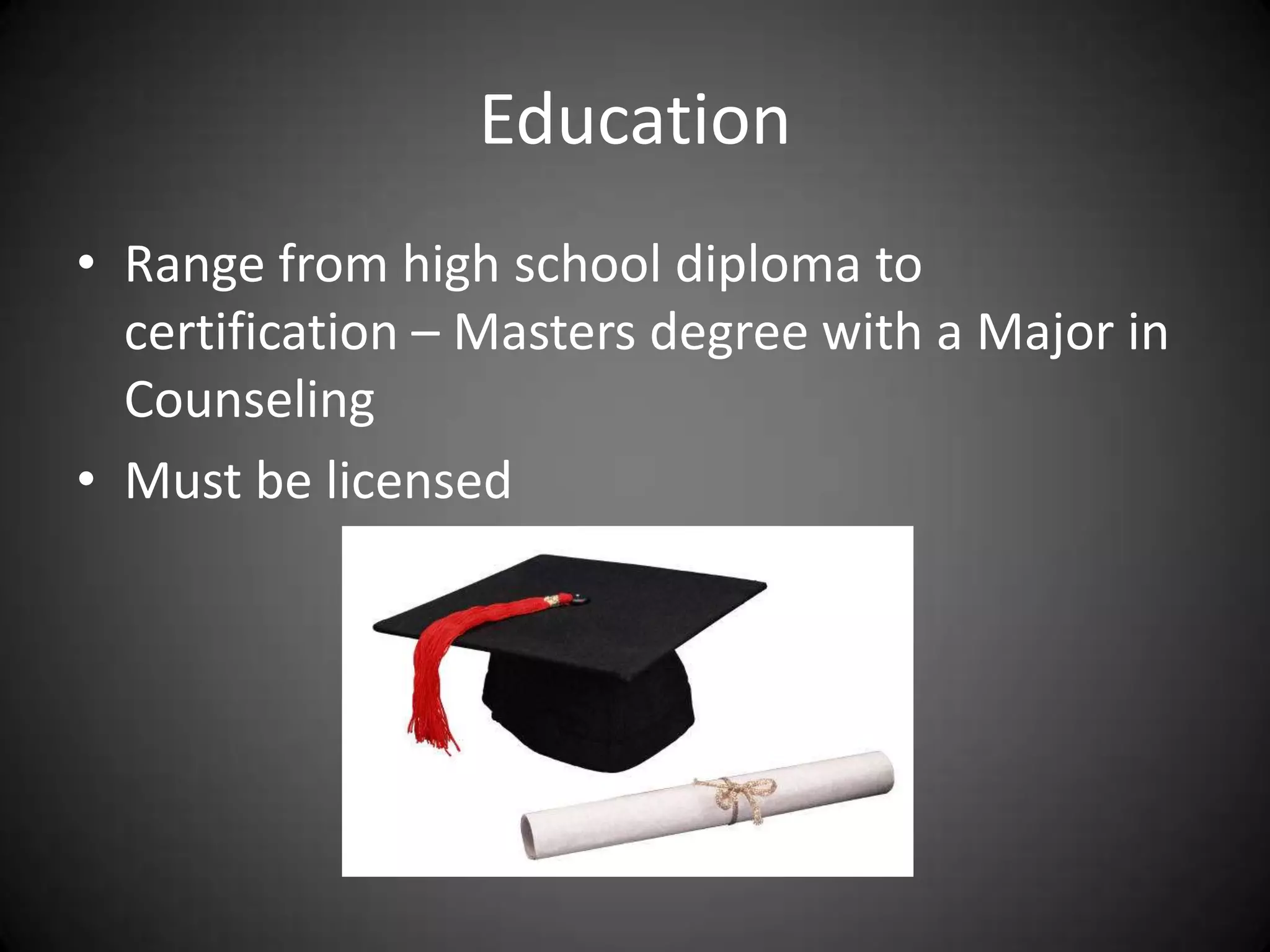 substance abuse counselor | PPTX