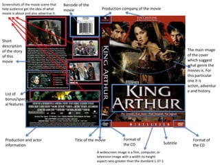 Analysis of two DVD covers | PPTX