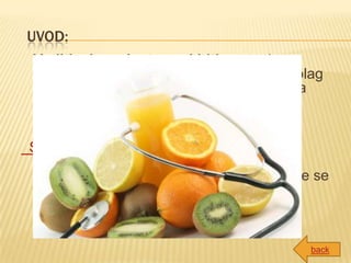 Kultura zdravog života- | PPTX